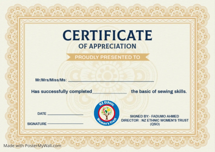 cerficate template | PosterMyWall