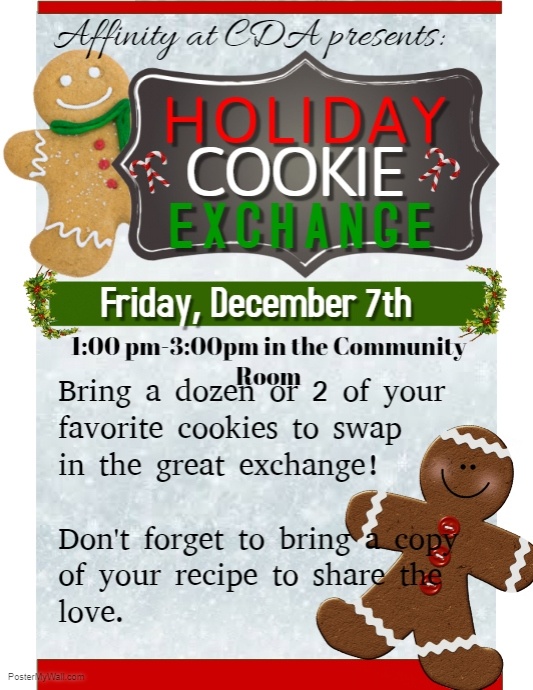 Copy of HOLIDAY COOKIE EXCHANGE | PosterMyWall