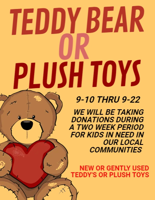 teddy bear picnic day Flyer Template | PosterMyWall