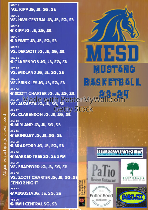 March Madness Match Schedule Template | PosterMyWall