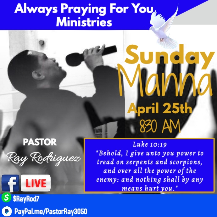 Copy of Copy of Copy of Weekly Prayer Call flyer | PosterMyWall