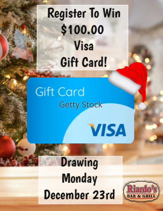 Visa Gift Card Dec 2023 | PosterMyWall