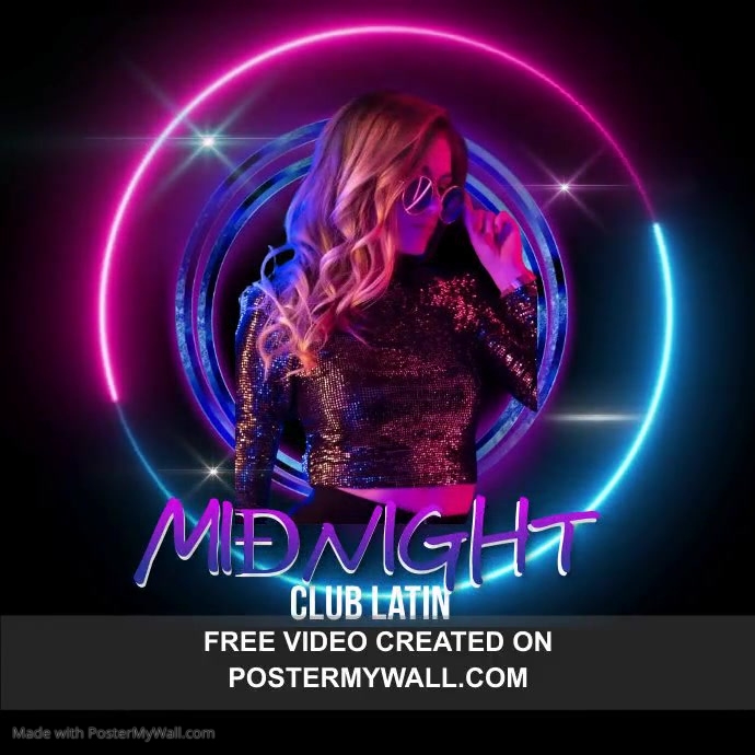 NIGHT CLUB PARTY AD DESIGN | PosterMyWall