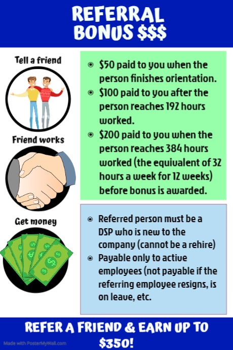 Copy of Refer-A-Friend Program Flyer | PosterMyWall