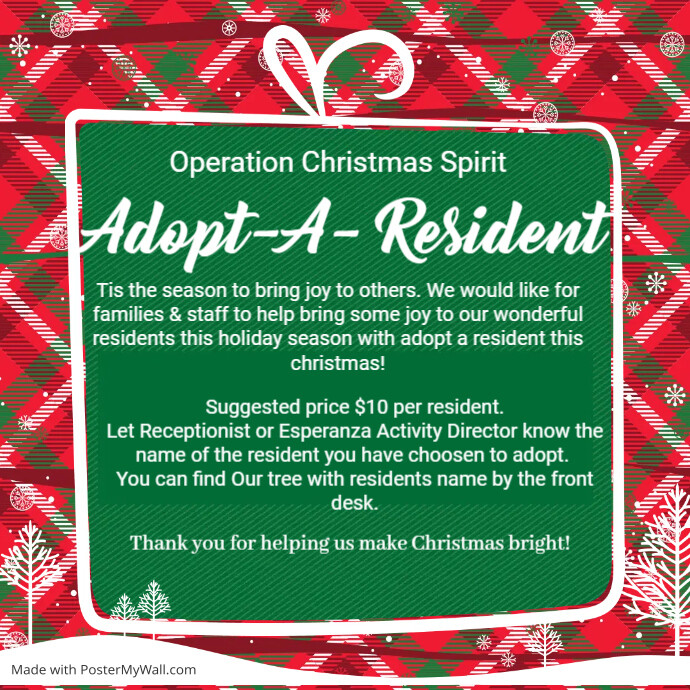 Adopt a Family for Christmas Ugly Sweater | PosterMyWall