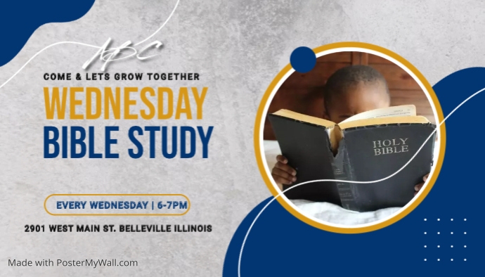 Church Bible Study | PosterMyWall