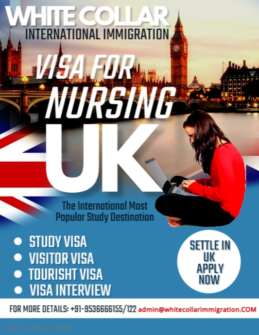 Study in UK Flyer | PosterMyWall