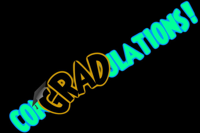 Con'GRAD'ulations! Template | PosterMyWall