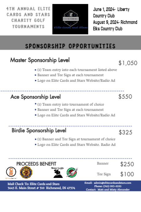 Copy of Copy of Sky Blue Event Sponsorship Poster | PosterMyWall