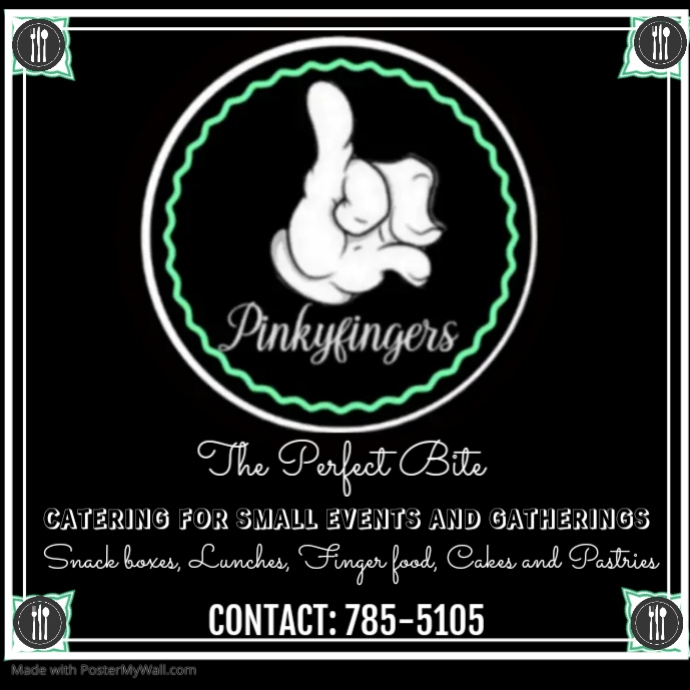 Copy of Pinky fingers label | PosterMyWall