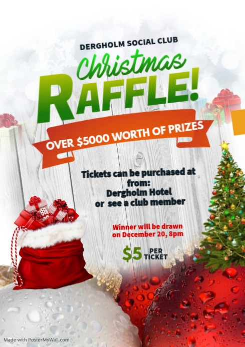 Christmas Raffle Flyer (1) | PosterMyWall