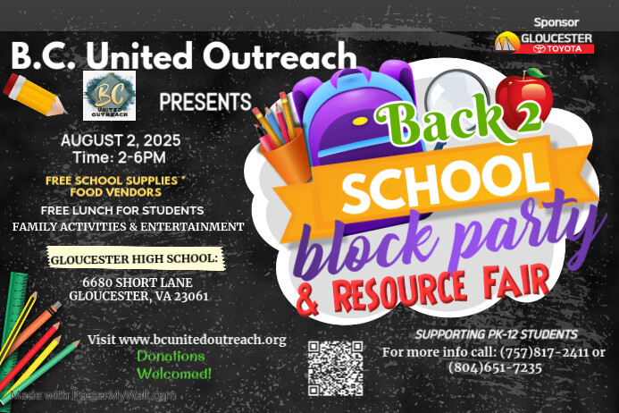 digital display back to school party | PosterMyWall