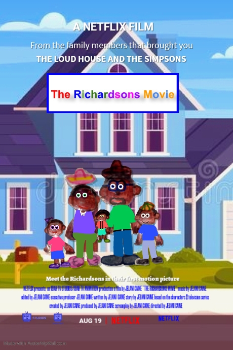 The Richardsons Movie Netflix Official Poster | PosterMyWall