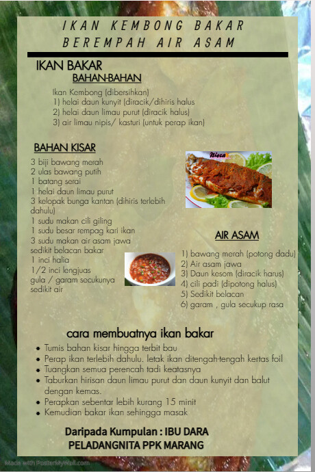 Recipe Template | PosterMyWall
