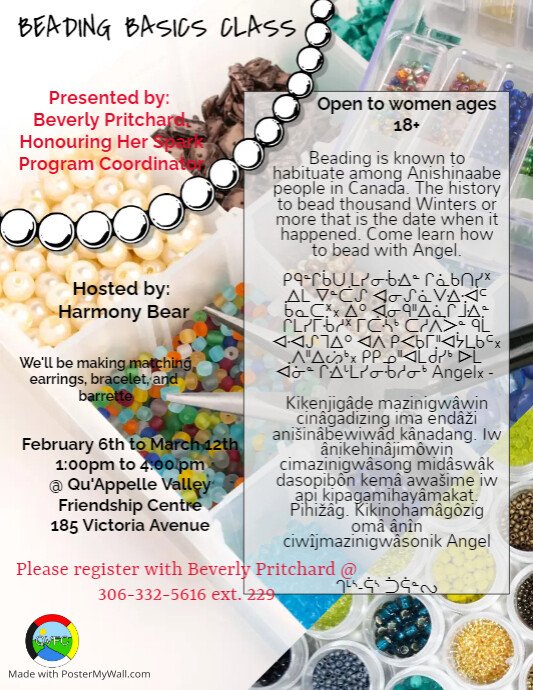 jewelry making beading class flyer template | PosterMyWall