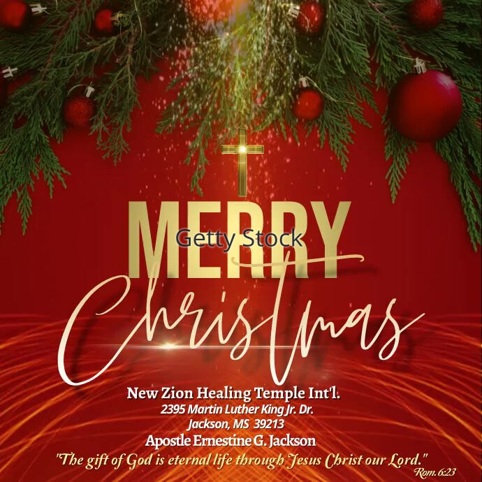 MERRY CHRISTMAS MESSAGE | PosterMyWall