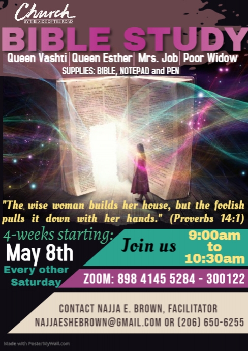 Bible Study_#1 | PosterMyWall