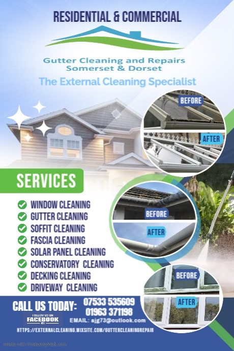 Pressure Washing Services Poster Template | PosterMyWall