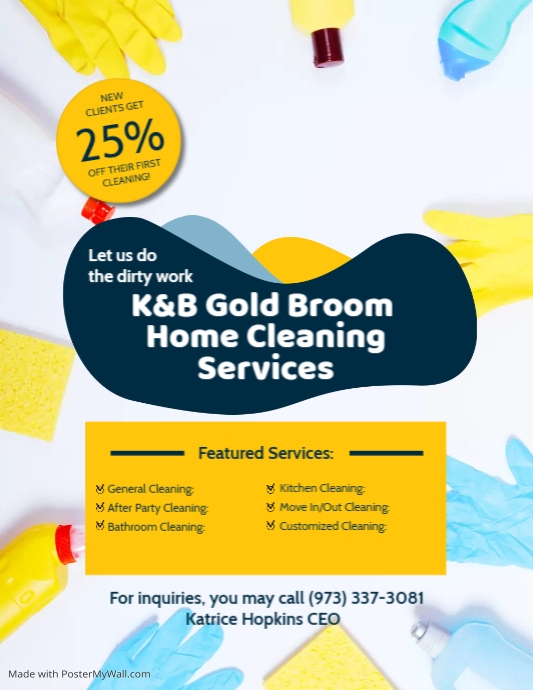 cleaning service advertisement sample | PosterMyWall