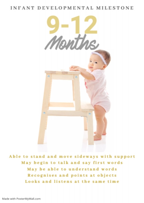 9-12 MONTHS | PosterMyWall