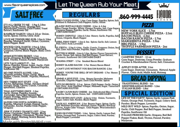 Copy of Food Menu | PosterMyWall