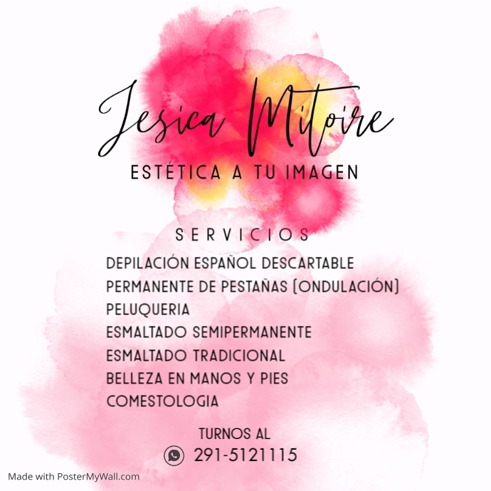 Copia de Watercolor Pink Laser Clinic Price List Templ | PosterMyWall