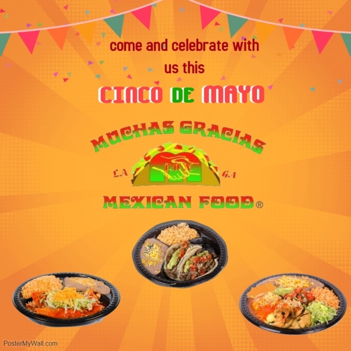 Copy of Yellow Cinco de Mayo Template | PosterMyWall
