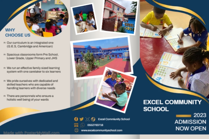 School trifold brochure | PosterMyWall