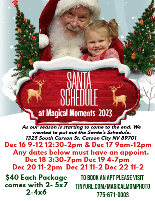 Santa is here, Christmas holidays | PosterMyWall