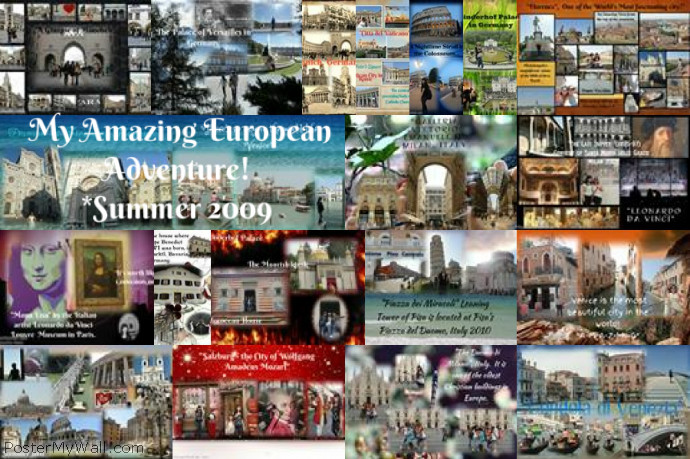 My amazing European adventure! **Summer 2009 | PosterMyWall