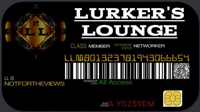 LURKERS LOUNGE ID (VIEWS) | PosterMyWall