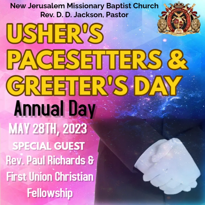 USHER RECRUITMENT FLYER | PosterMyWall