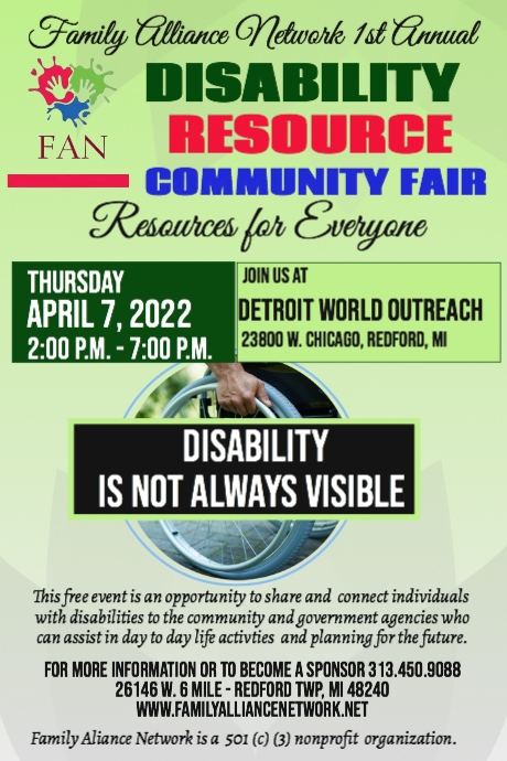 Copy of Copy of Disability support service flyer design | PosterMyWall