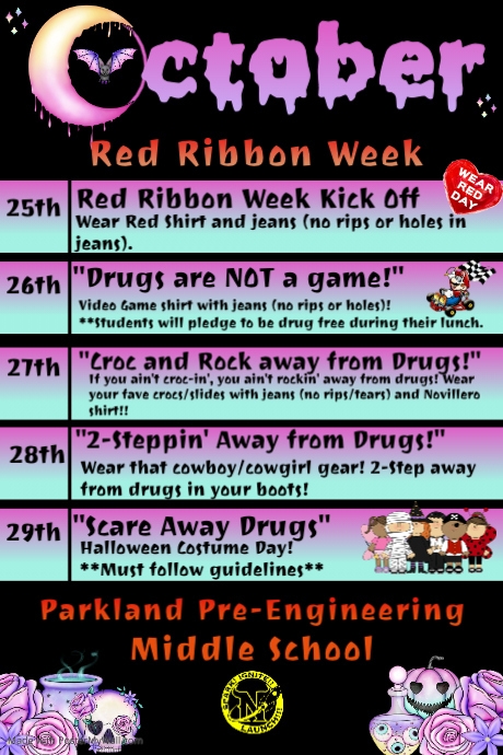 Red Ribbon Week 2021 | PosterMyWall