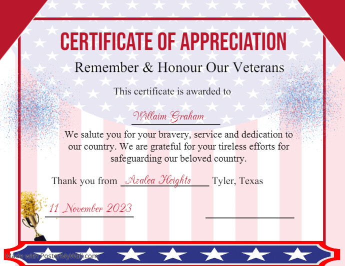 memorial day veterans appreciation flyer (1) | PosterMyWall
