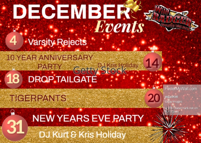 Copy of Copy of December Events Poster | PosterMyWall