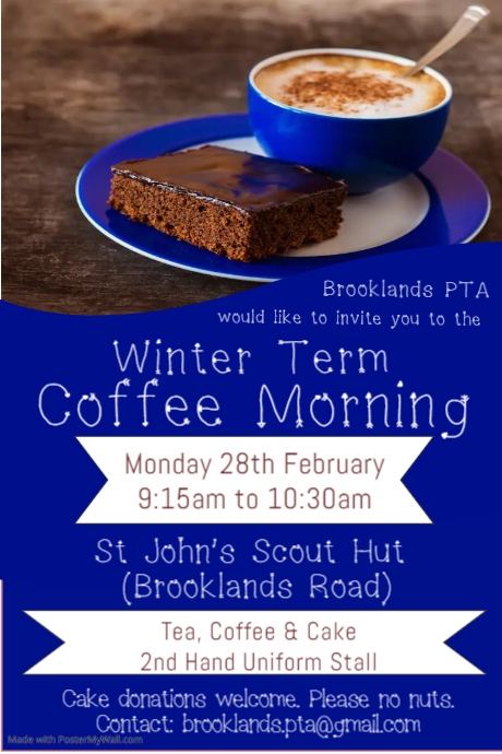 Copy of Coffee Morning Flyer Customisable Poster Template | PosterMyWall