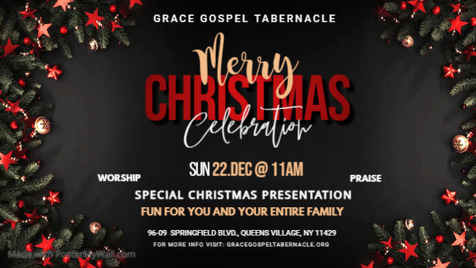 Christmas Party Flyer | PosterMyWall