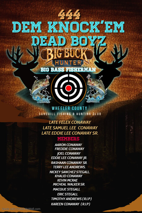 Copy of Copy of Tan Animal Hunting Competition Flyer Template ...