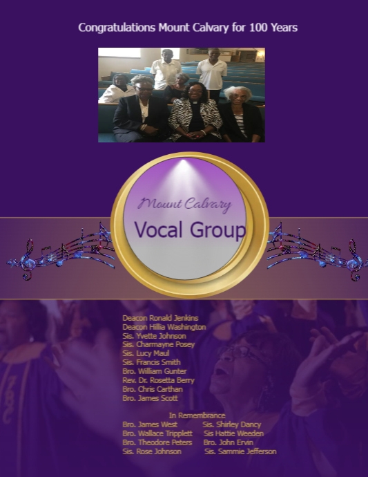 Vocal Group | PosterMyWall