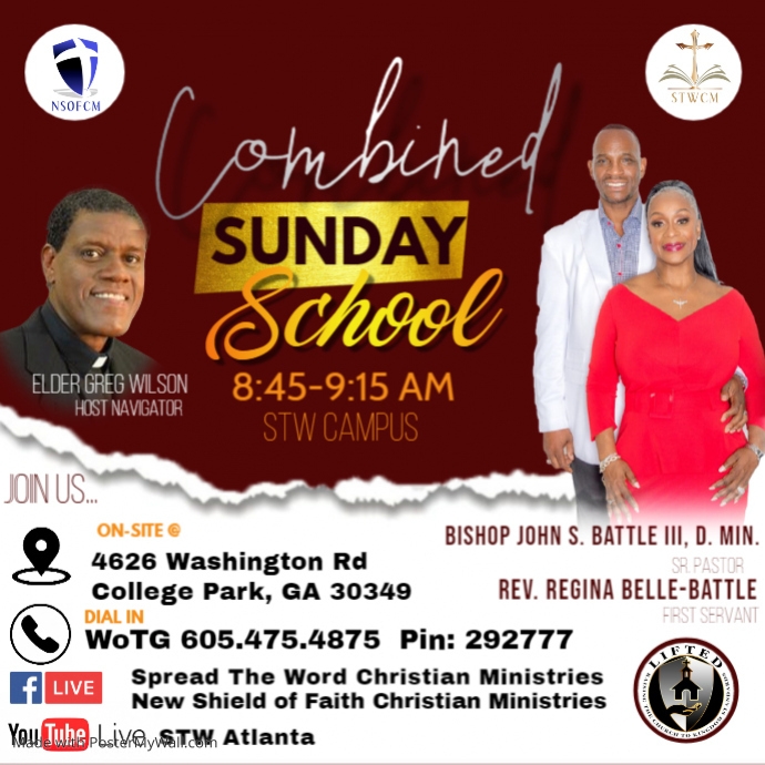 Copy of COMBINED CHURCH SS MAY 2021 | PosterMyWall