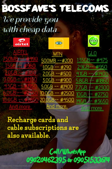 Copy of Copy of Mtn data bundle advert | PosterMyWall