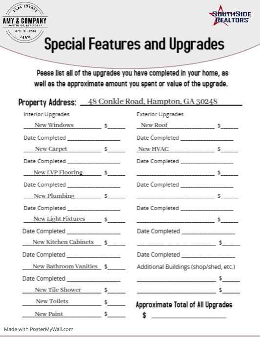 Copy of 48 Special Features and Upgrades (1) | PosterMyWall