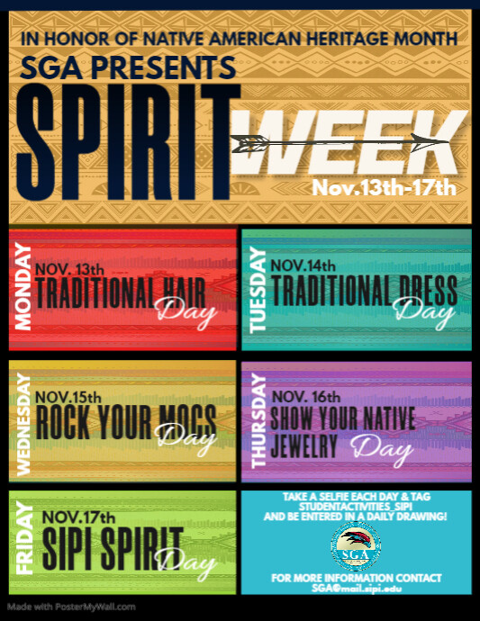 Copy of Copy of Spirit Week Flyer | PosterMyWall