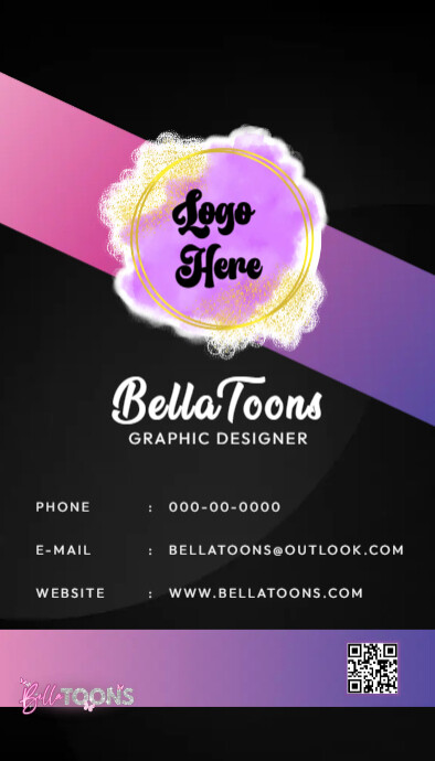 Black and Pink Gradient | PosterMyWall