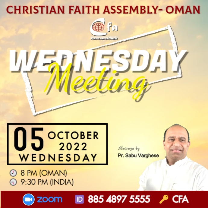 Wednesday Meeting | PosterMyWall