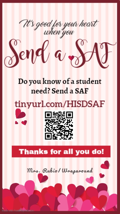 Copy of SAF February Promotion | PosterMyWall