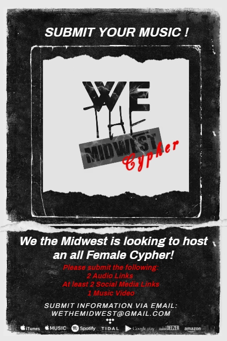 Album release ad template flyer template | PosterMyWall