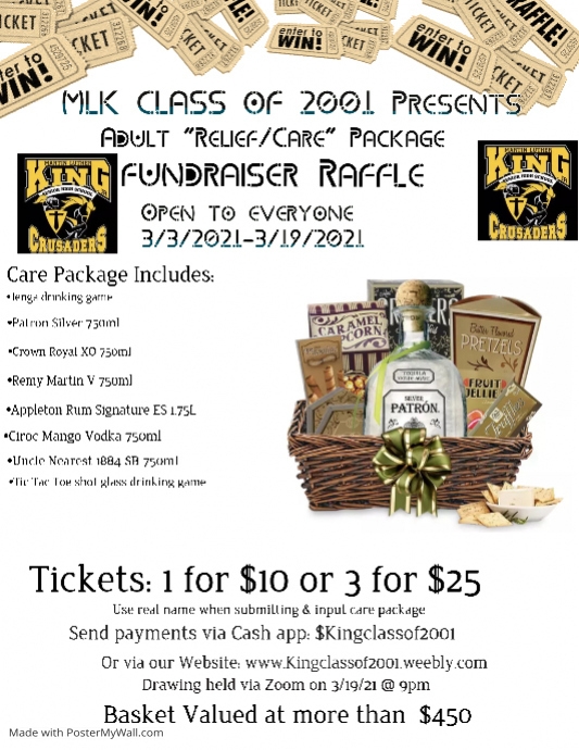 Copy of Original alcohol Basket raffle | PosterMyWall