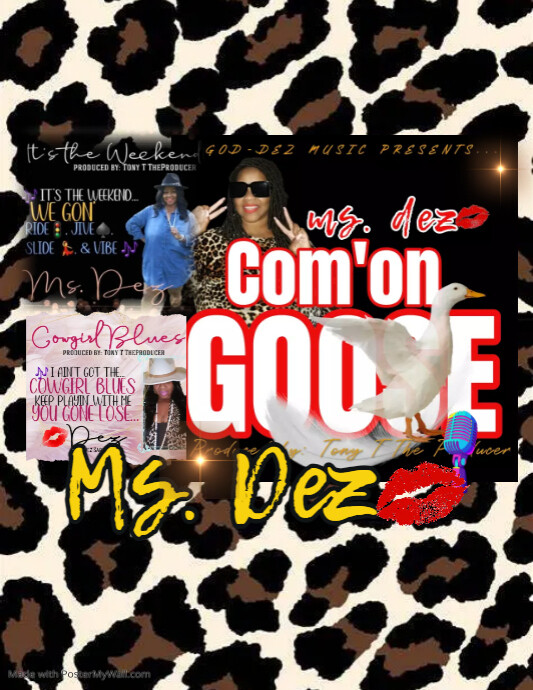 Copy of Ms. Dez YouTube Banner | PosterMyWall